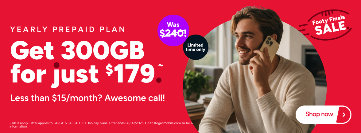 Kogan Mobile | Now with double the network coverage!