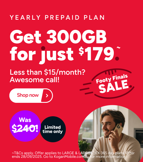 Kogan Mobile | Now with double the network coverage!